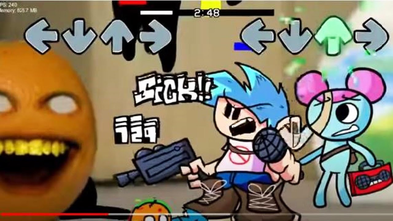 FNF Pibby - Vs. Annoying Orange - SLICED - Friday Night Funkin' Mod ...