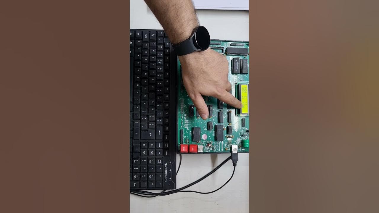 8051 LCD Microcontroller Kit - YouTube