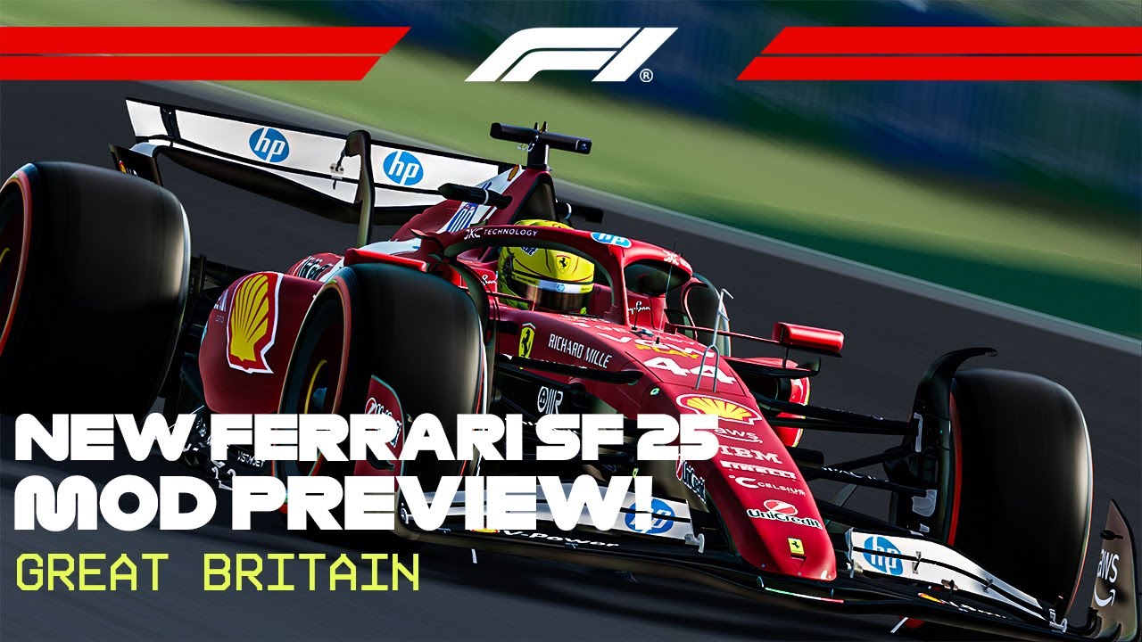 NEW Ferrari SF25 MOD For AC! - YouTube