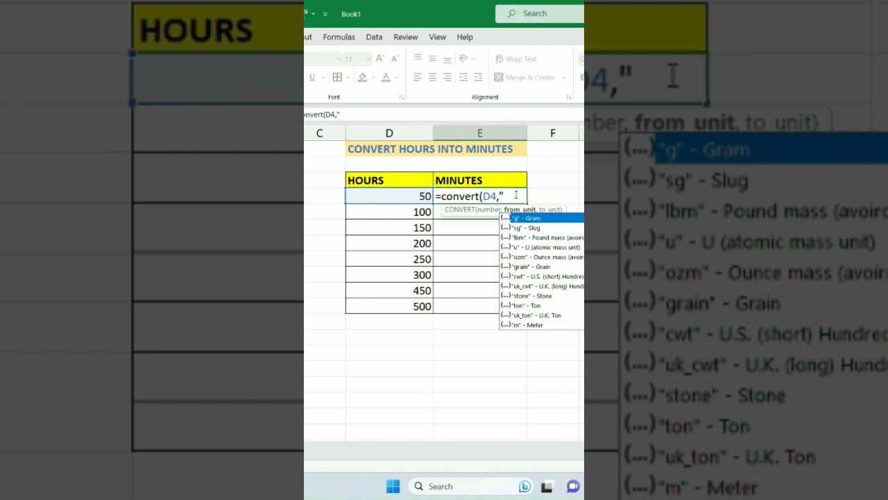 Convert Hours Into Minutes In Excel technicalstudy5134 YouTube Convert Hours Into Minutes In Excel technicalstudy5134 YouTube