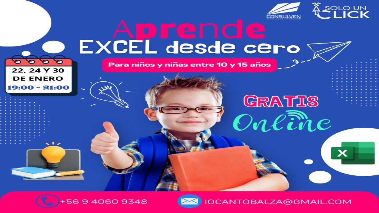 Aprende Excel desde cero (Curso para niños) 1ERA PARTE - YouTube