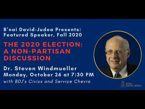 Election Discussion with Dr. Steven Windmueller - YouTube