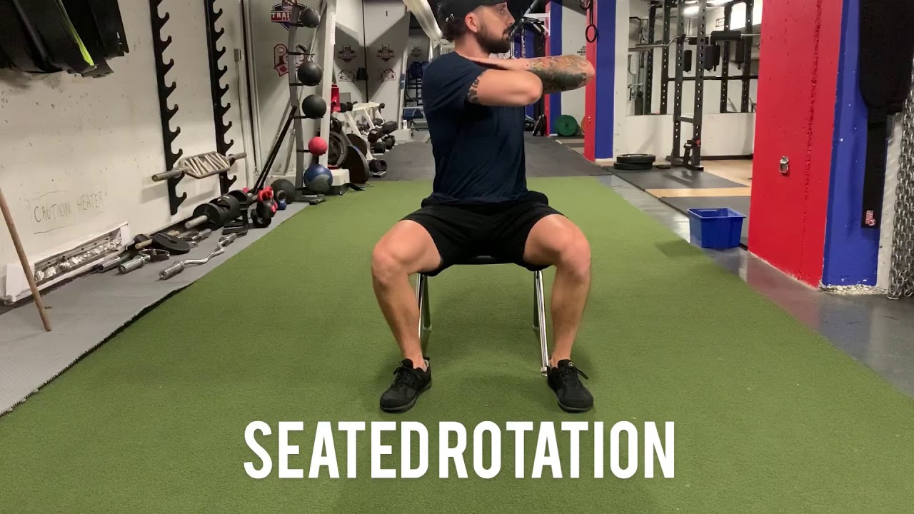 Thoracic Spine Rotation Progressions - YouTube