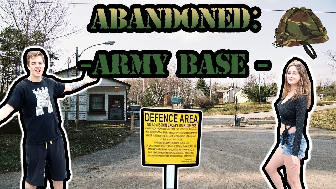 Exploring ABANDONED ARMY BASE ! (creepy) - YouTube