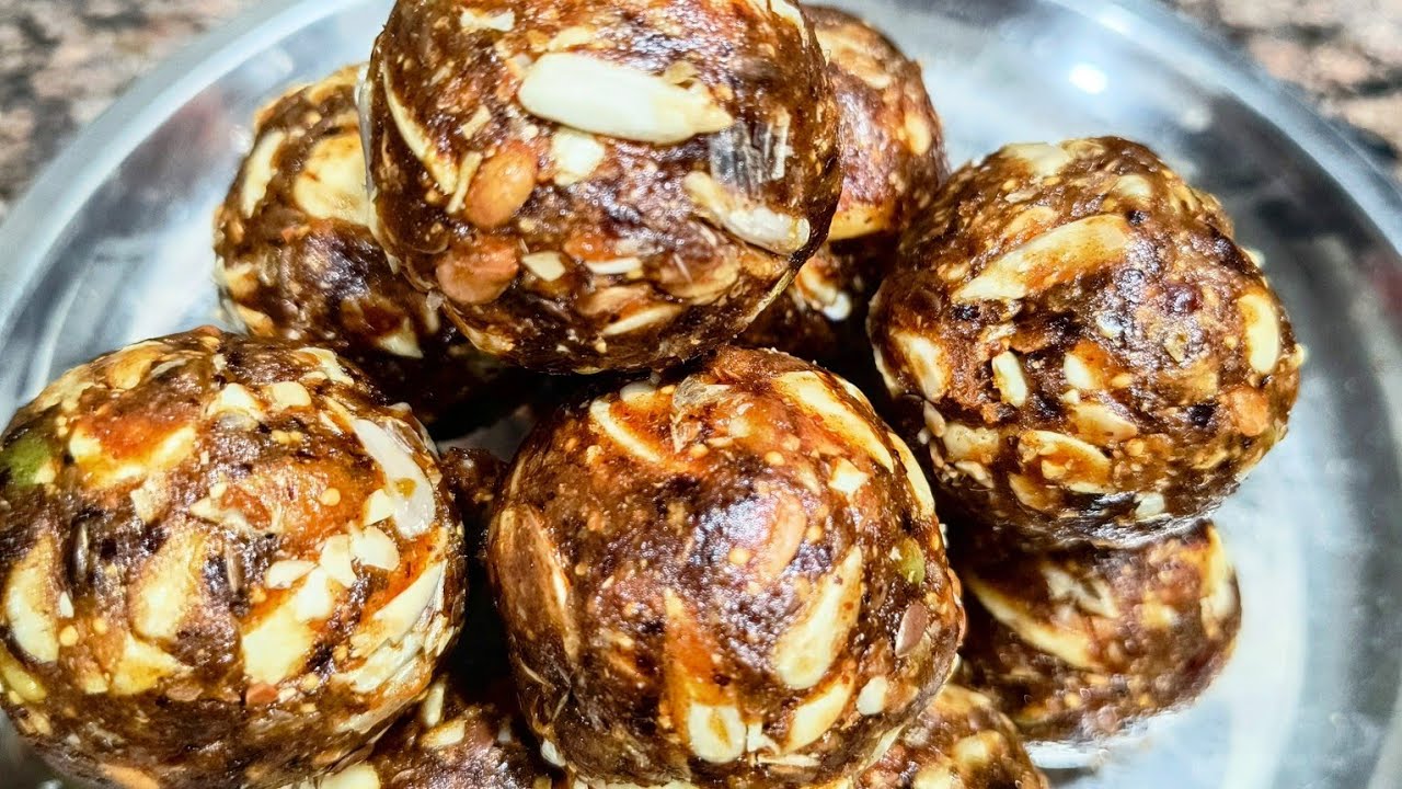 Bina ghee,mawa,cheeni ki methai|Sugar free mithai| dry fruit ladoo ...