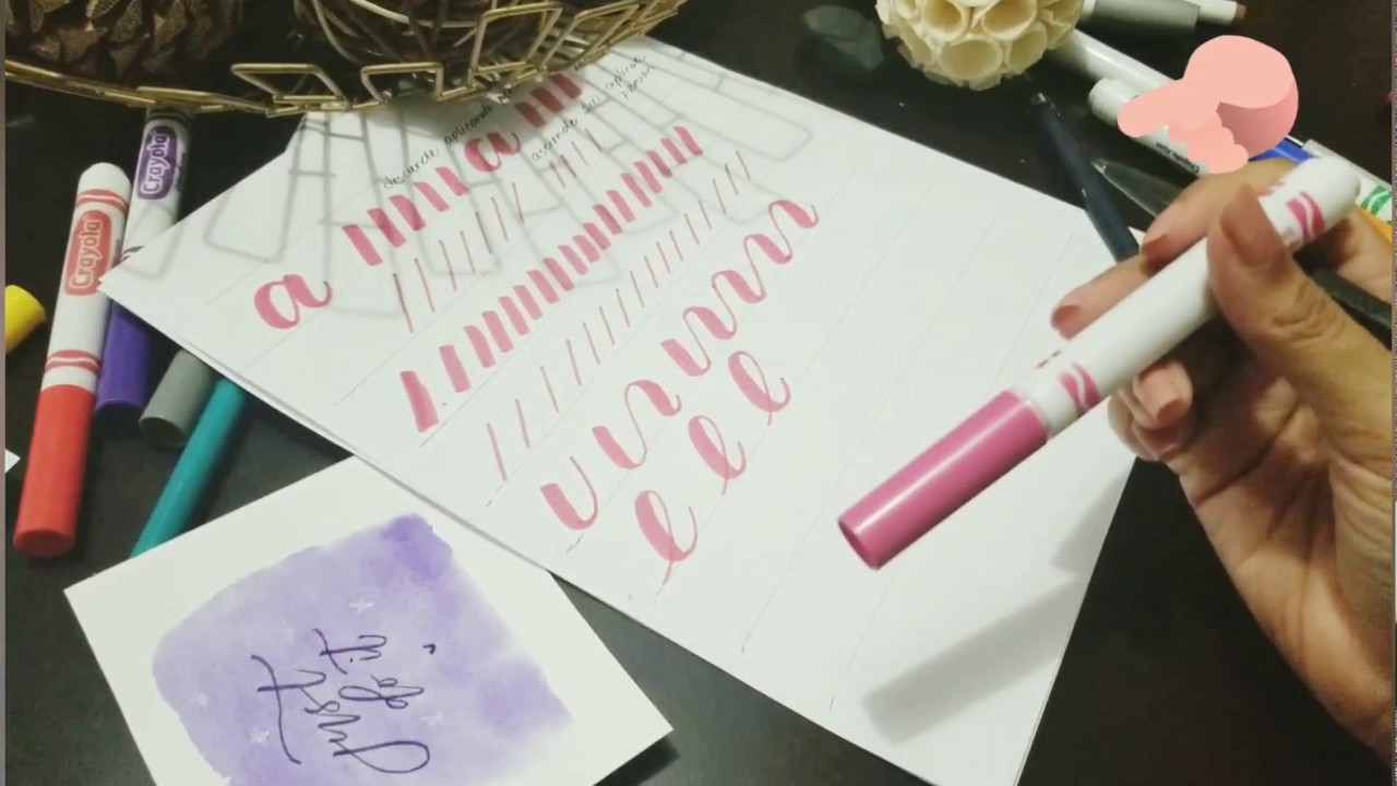 Tutorial de Lettering para Principiantes: Materiales Economicos y ...