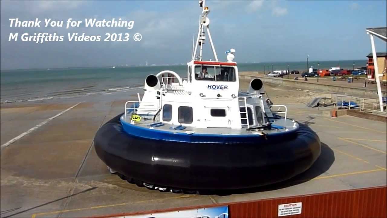(HD) Hovercraft's at Ryde Hoverport, UK, 13/05/13 - YouTube