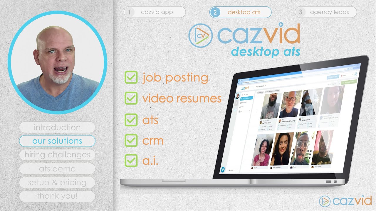 Webinar | CazVid Desktop ATS | Free Job Posting & Resume Videos App ...