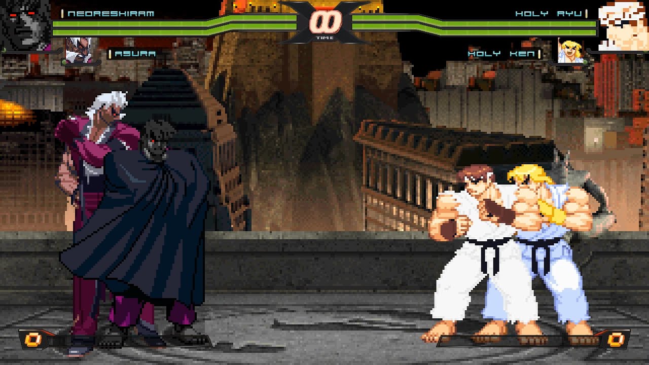 MUGEN - NeoReshiram & Asura vs. Holy Ryu & Holy Ken - Download - YouTube