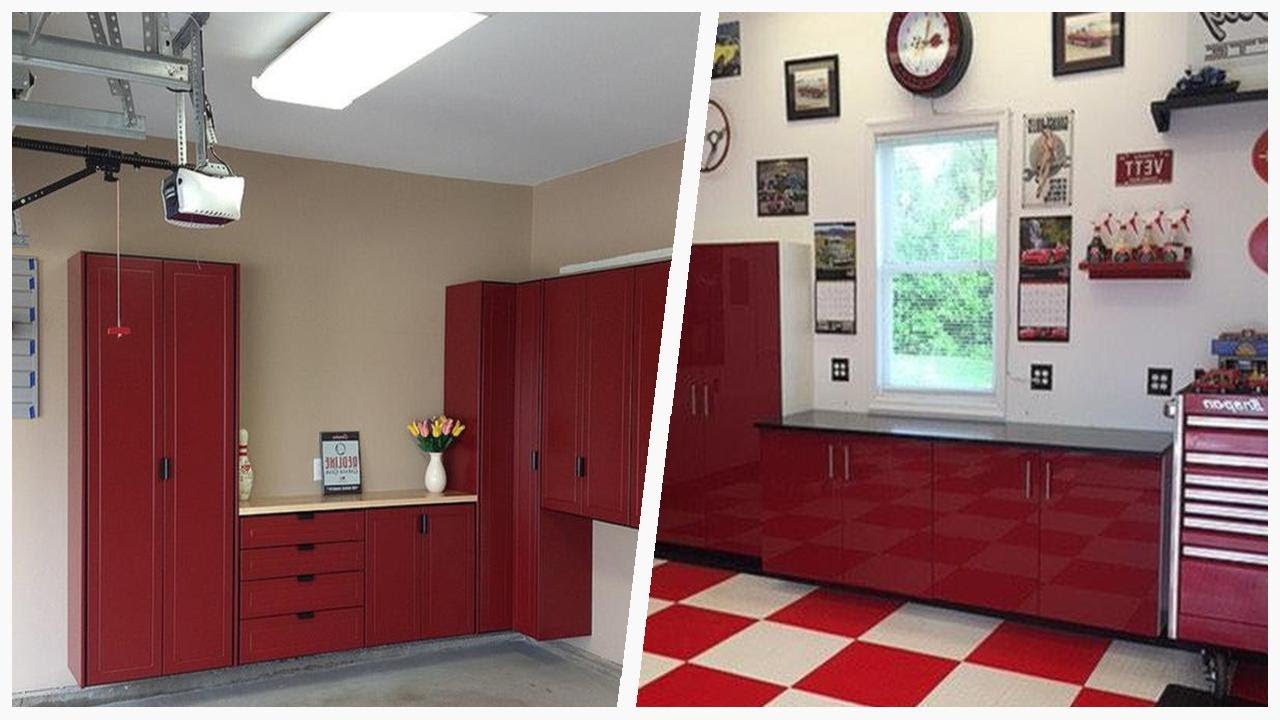 75 Red Attached Garage Design Ideas You'll Love 🎀 - YouTube