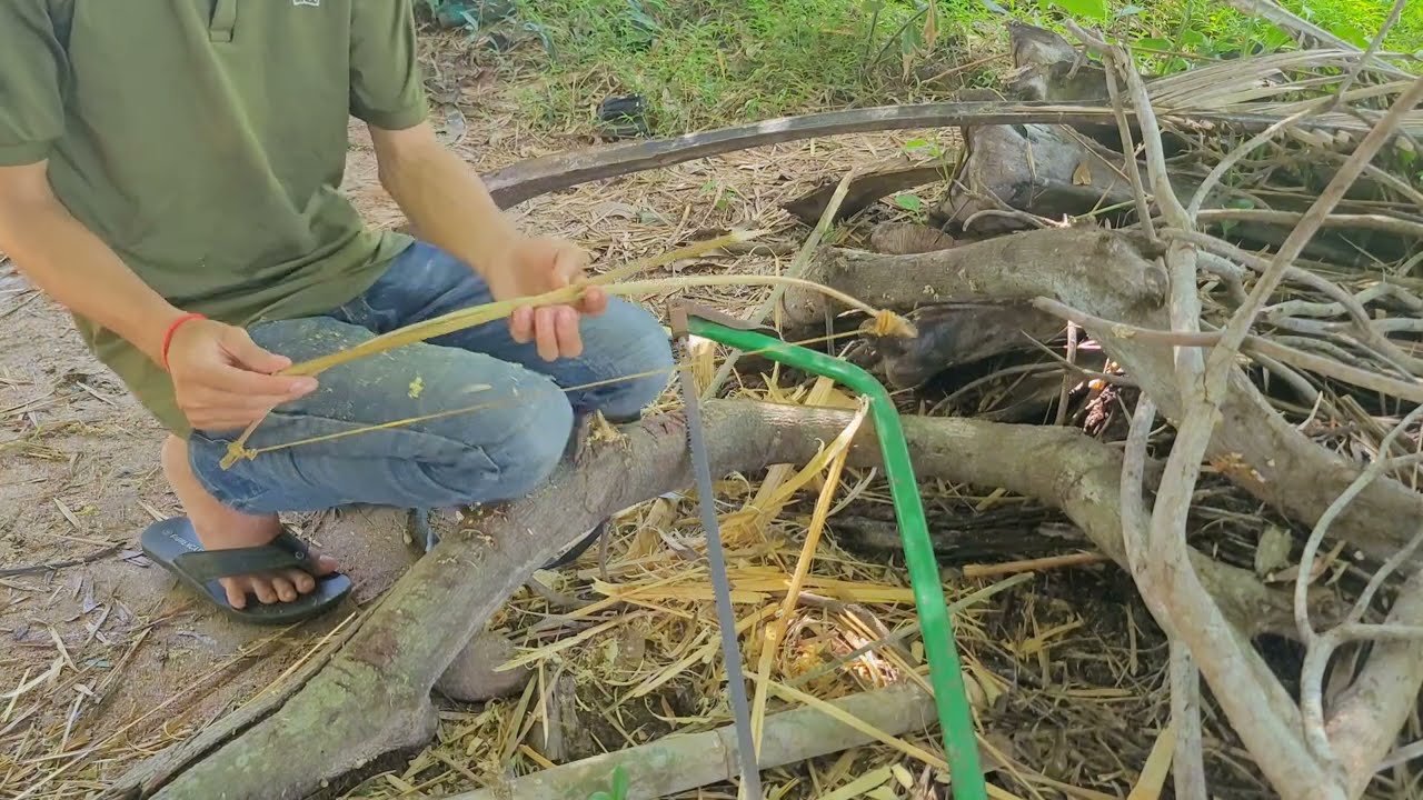 How to make the bamboo Bow : Supper - YouTube