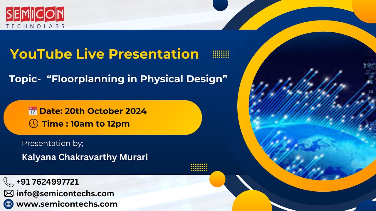 Floorplanning in Physical Design Part-1 - YouTube
