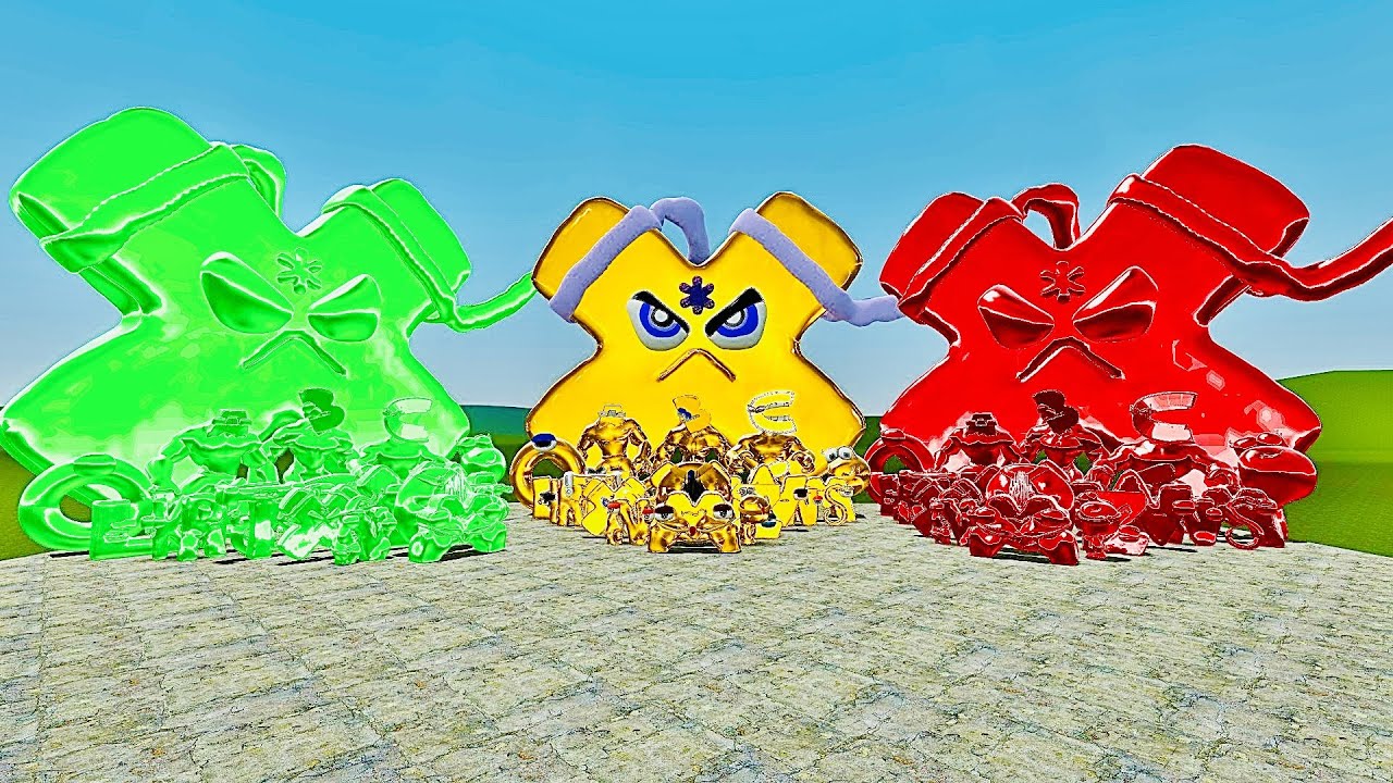 EMERALD ALPHABET LORE vs GOLD ALPHABET LORE vs RUBY ALPHABET LORE 22 ...