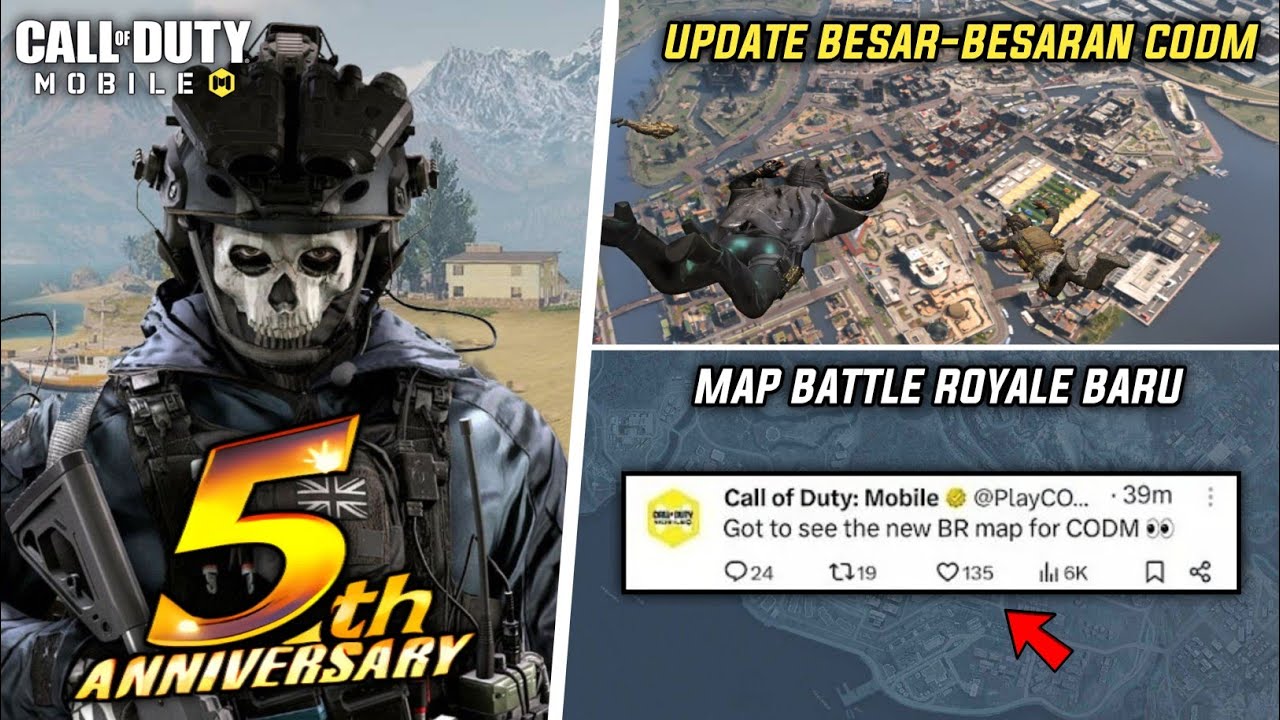 Map battle royale baru + anniversary ke 5 & update besar-besaran codm ...