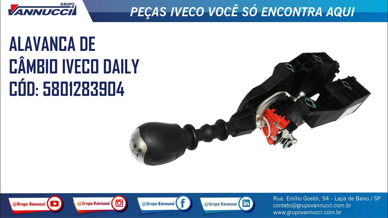 Alavanca de Câmbio Iveco Daily - 5801283904 - YouTube
