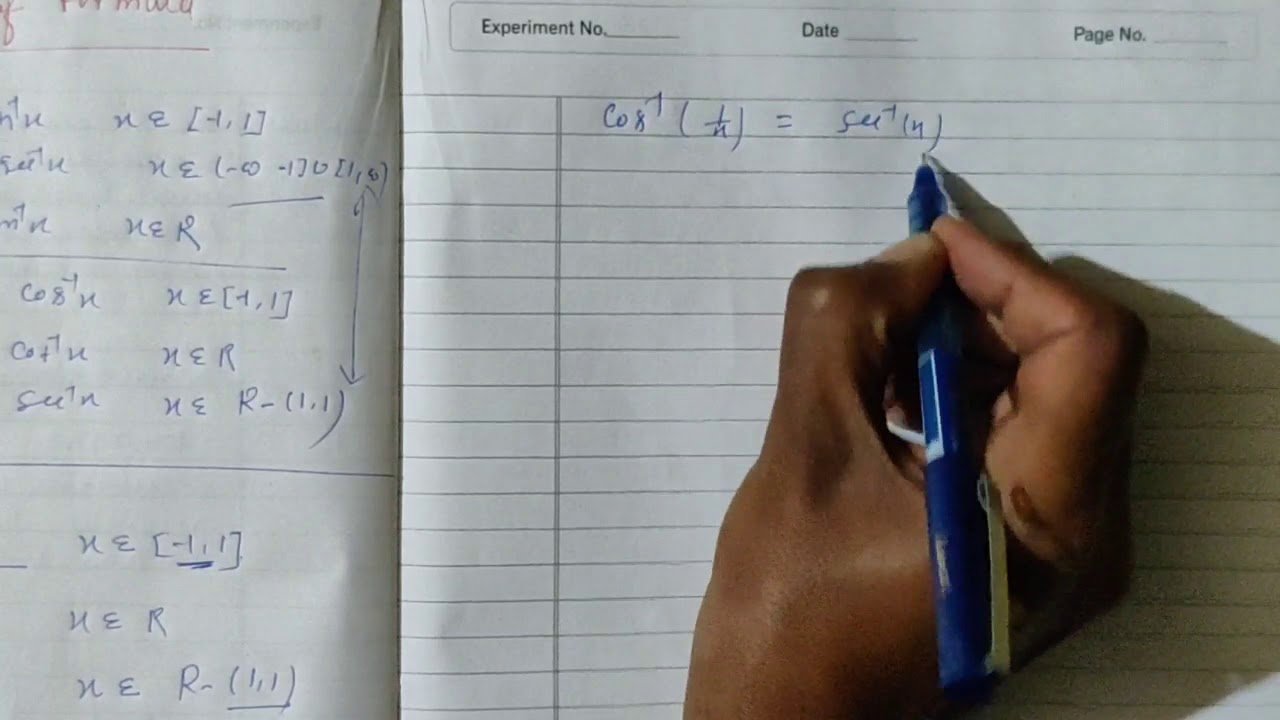 ITF set of formulas :Part 1 - YouTube