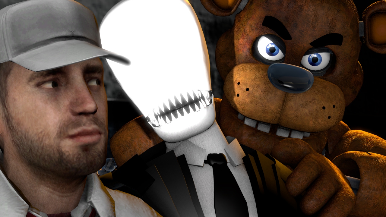 [FNAF SFM] Nightguard meets Slenderman (FNAF vs Slenderman) - YouTube