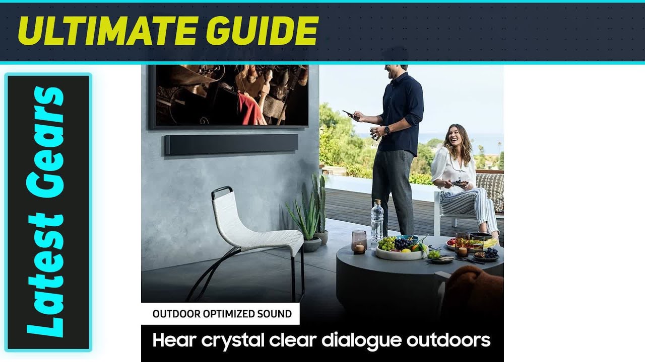Samsung Terrace Soundbar: Amazing Outdoor Sound! - YouTube