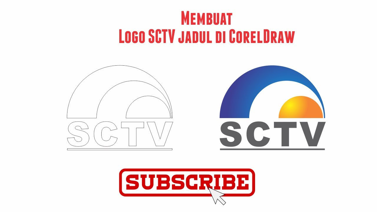 #mahircoreldraw Membuat Logo SCTV jadul di Coreldraw - YouTube