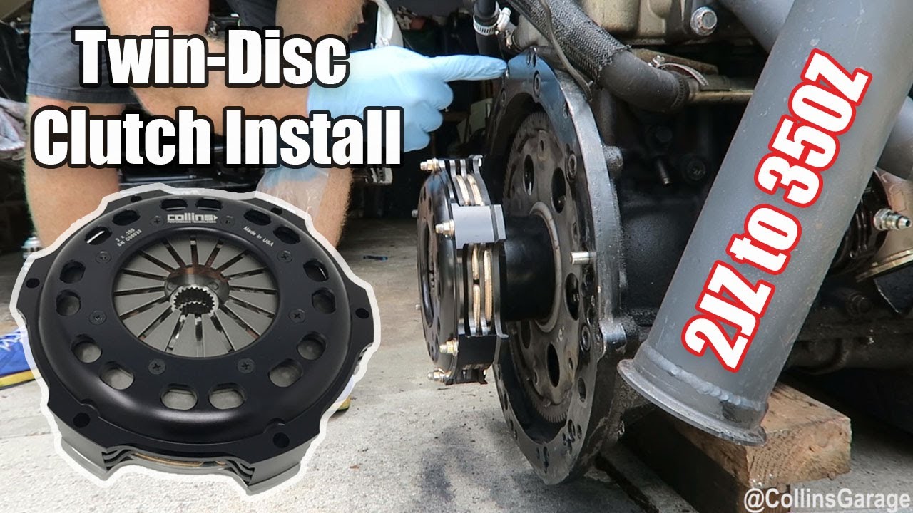Collins Performance Technologies Stage 5 Twin Disc Clutch & Flywheel Installation - YouTube