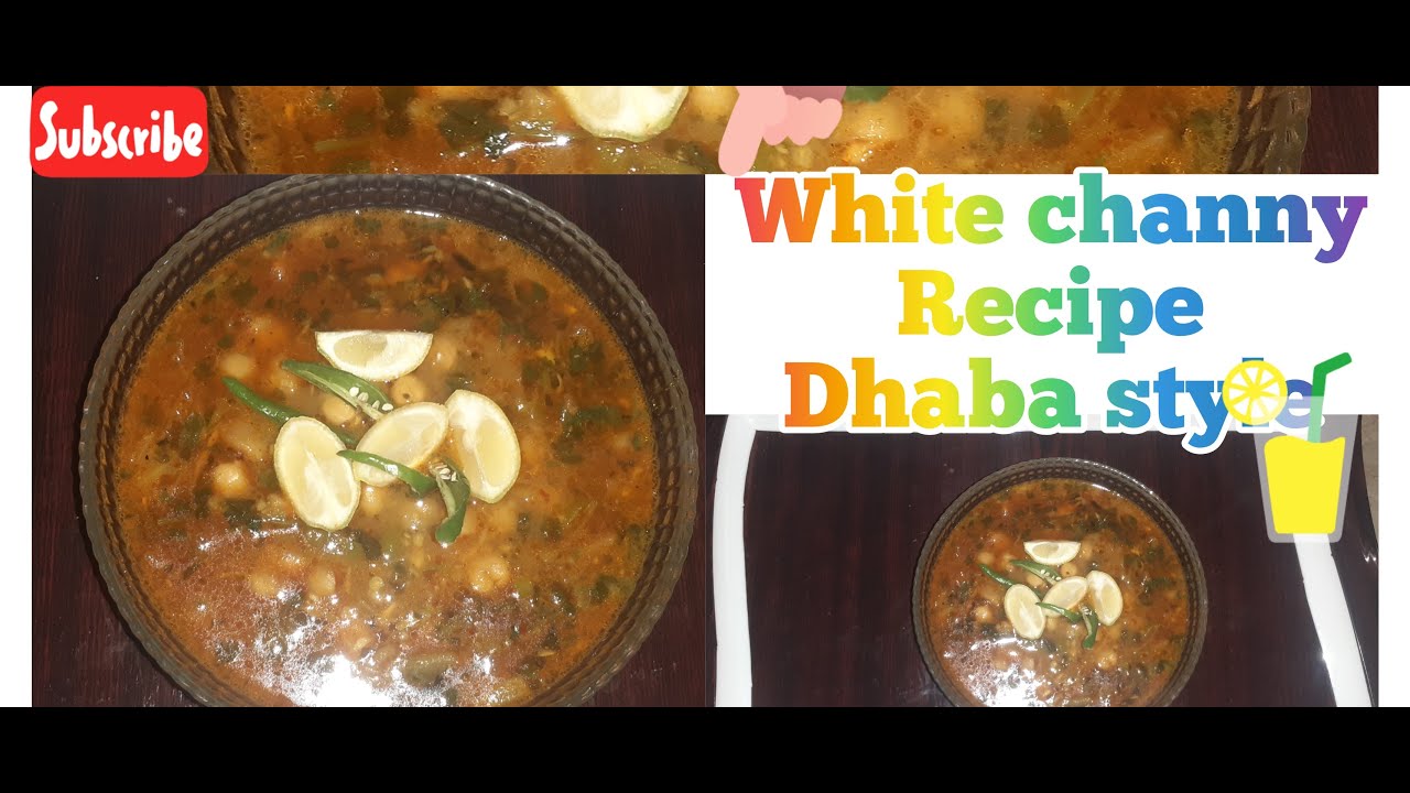 white channy ka salan / kabli channy salan / dhaba style white channy ...