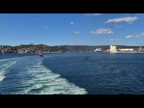 27/07/22 Short video onboard M/S Romantika leaving Kristiansand | Norway