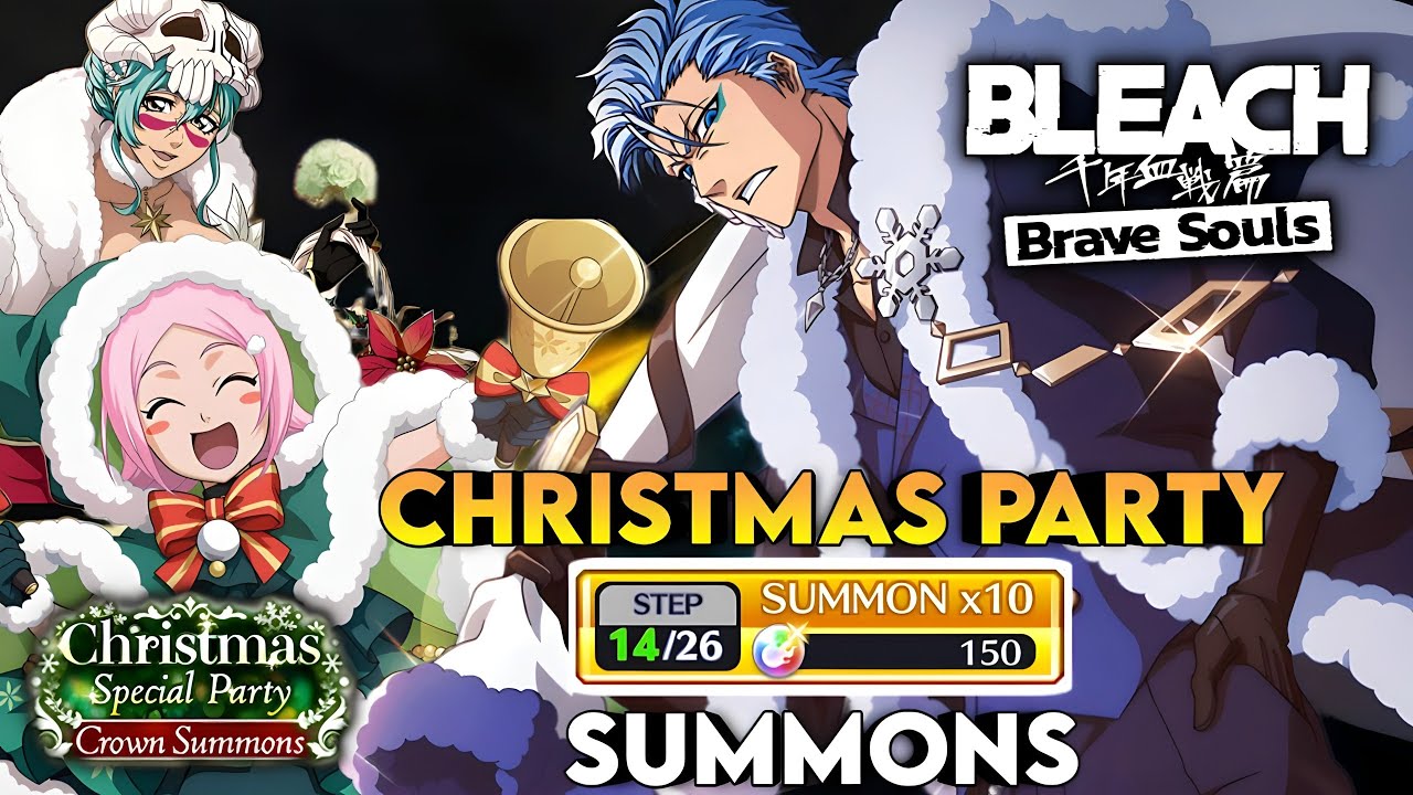Christmas Special Party Crown Summons | Bleach Brave Souls - YouTube