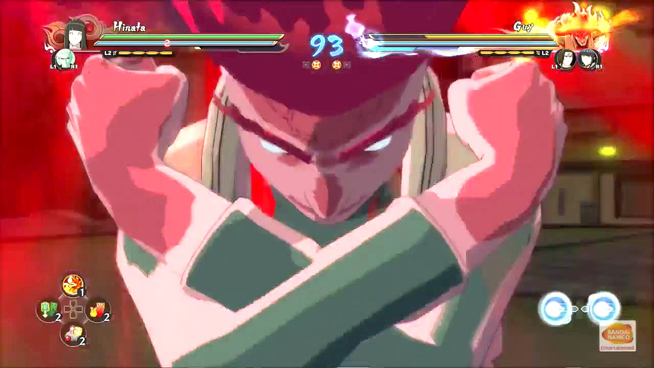 Naruto Shippuden ultimate Ninja Storm 4 - Guy 8 Gates Moveset ...