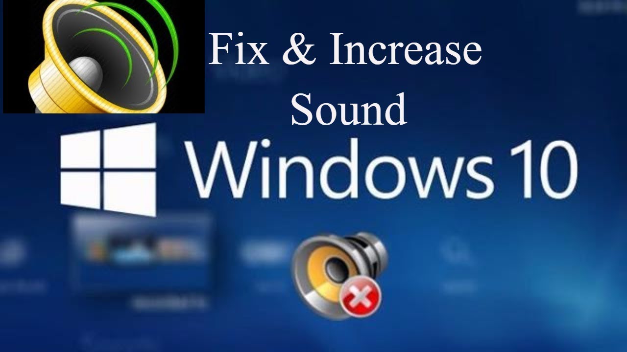 How to Fix Sound or Audio Problems on Windows 10 - YouTube