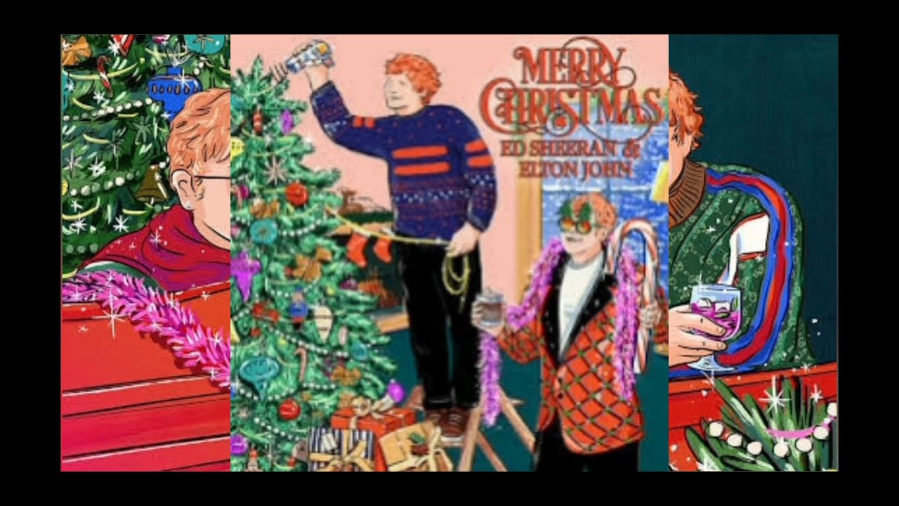 Merry Christmas - Ed Sheeran & Elton John (Karaoke backing track lyric ...