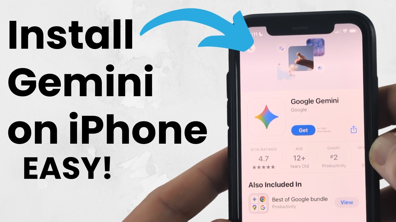 How to Install & Use Gemini on iPhone - YouTube