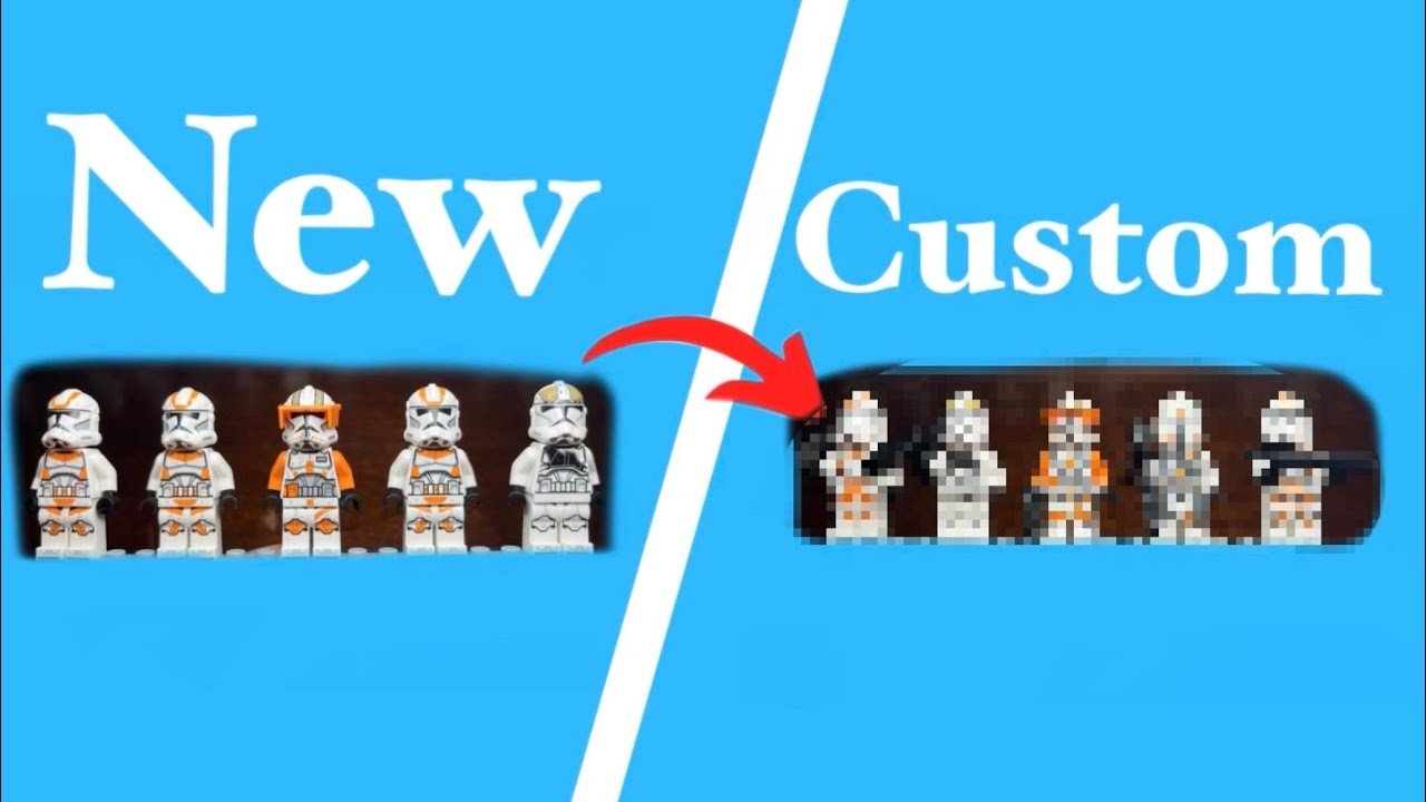 Upgrading The New Lego At-Te 212th Minifigures! - YouTube