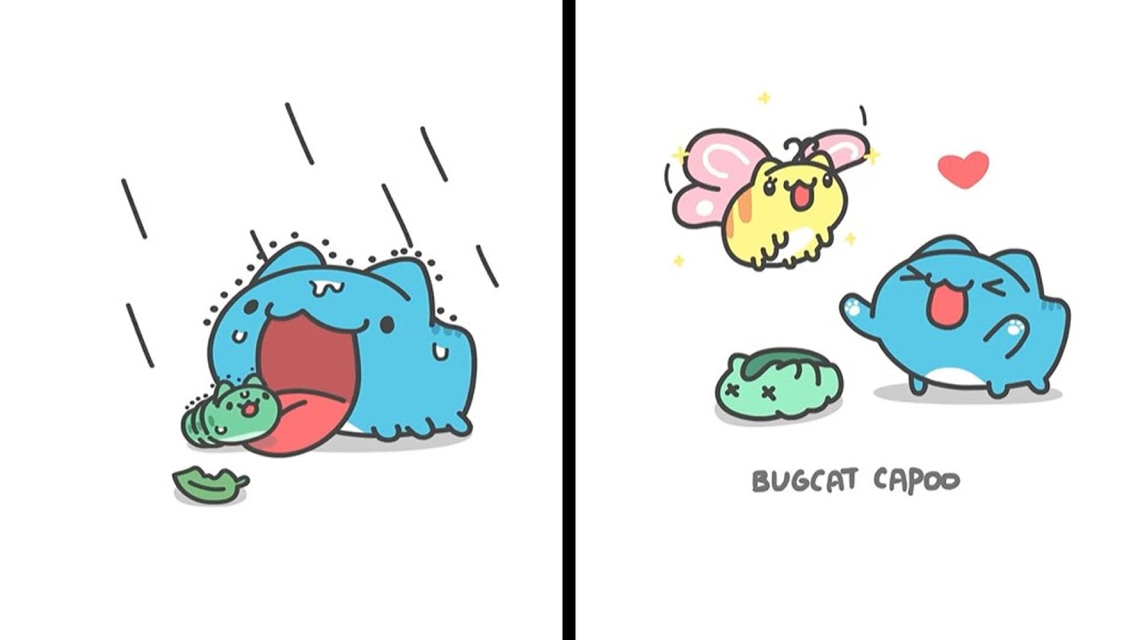 BugCat - Capoo Comics With Cute Ending || Videos Compilation #93 - YouTube