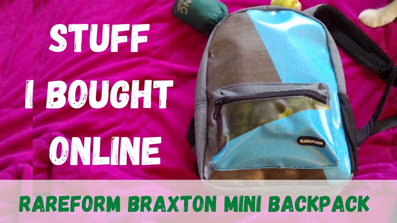 Stuff I Bought Online: Rareform Braxton Mini Backpack Review - YouTube