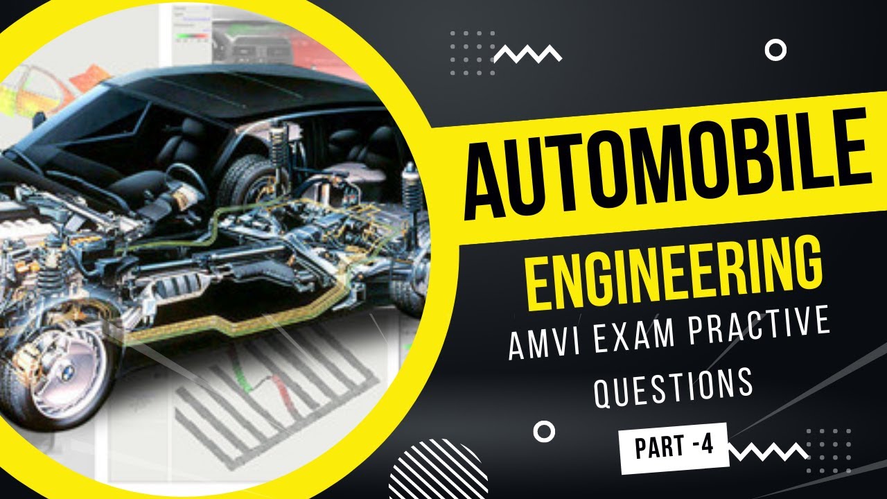Automobile Engineering | TSPSC AMVI Exam Practice Questions - Part 4 ...