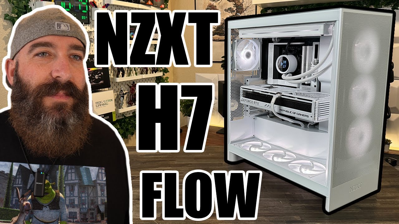 NZXT Dropped a BANGER! | H7 Flow (2024) PC Case | Tech Skit | Full Build - YouTube