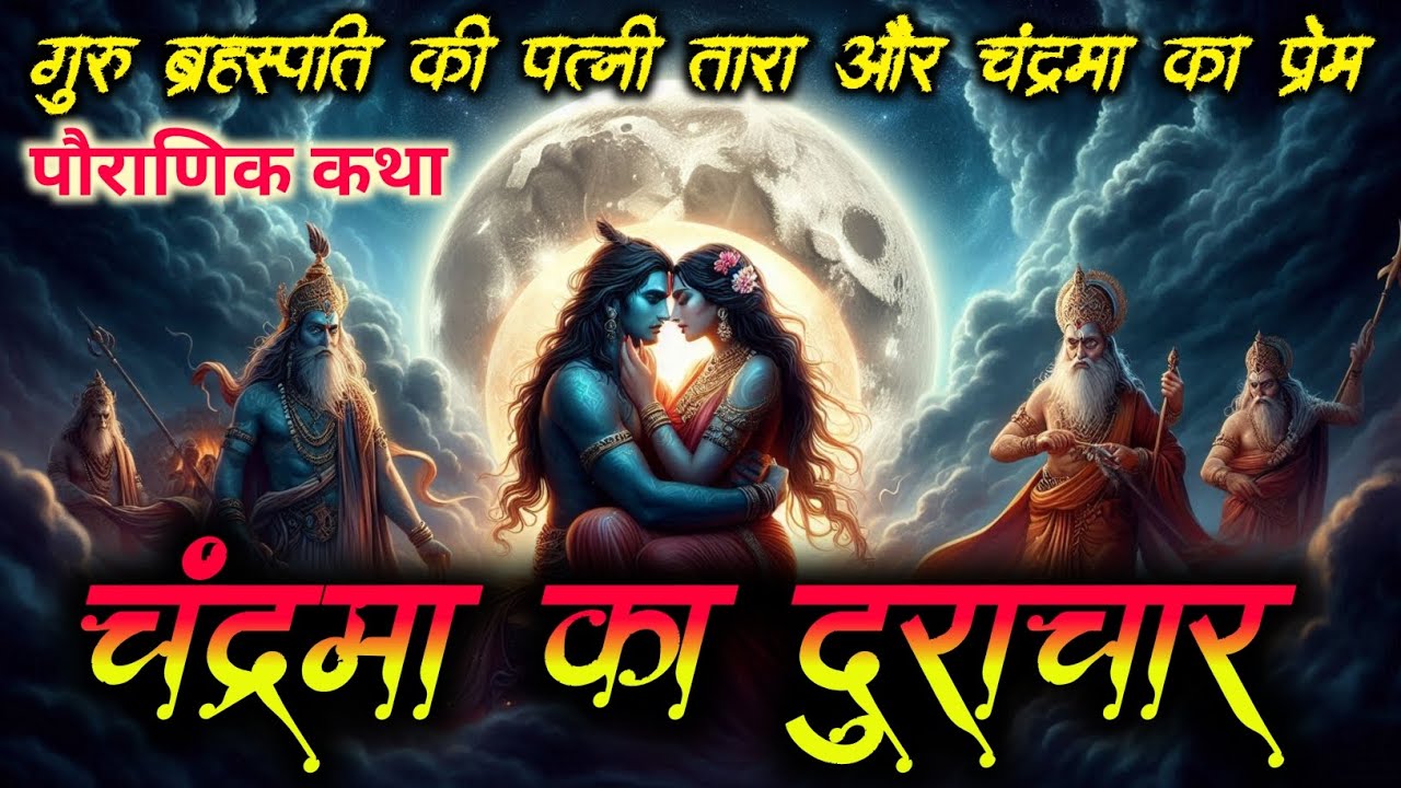 जब गुरु ब्रहस्पति की पत्नी तारा का हरण किया चंद्रमा ने/ pouranik story ...