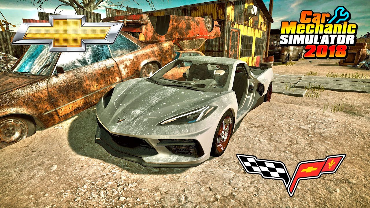 Chevrolet Corvette restoration - Car Mechanic Simulator 2018 - YouTube