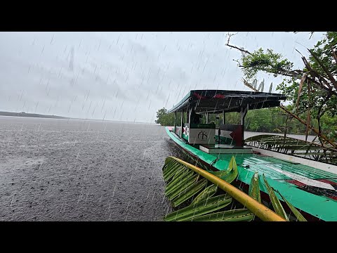 Hujan deras turun tiba2 saat mancing di sungai. Waspada cuaca extrime diakhir tahun 2025