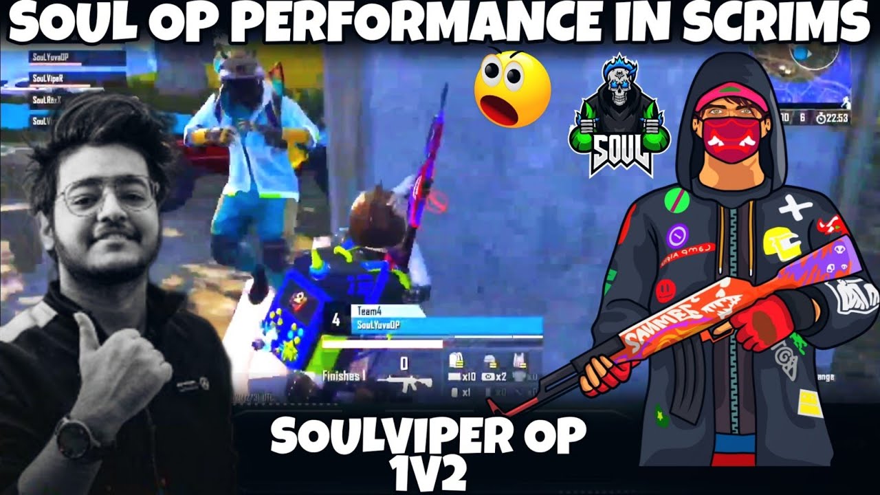 SOUL OP PERFORMANCE #2 IN SCRIMS🔥 | SOULVIPER OP 1V2 | PANDAHIGHLIGHTER ...