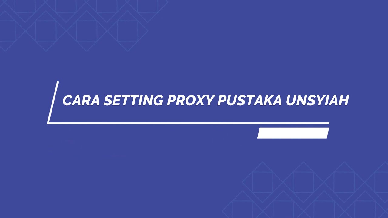 Cara Setting Proxy di Mozilla Firefox - YouTube