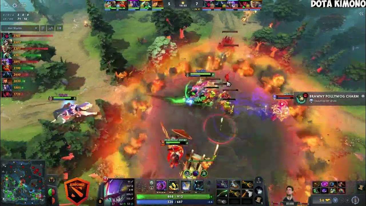 New Patch 7.38B - Yatoro Slark Hard Carry - Dota 2 (Full Gameplay with no commentary) #yatoro # ...