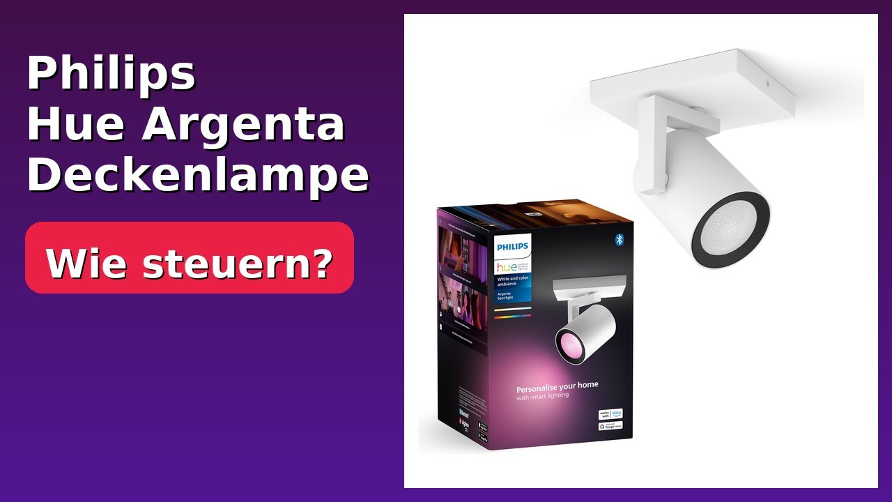 BEWERTUNG (2025): Philips Hue Argenta Deckenlampe. WESENTLICHE ...