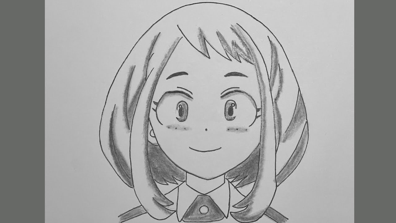 How to draw Uraraka ochako | My Hero Academia | Boku no Hero Academia ...