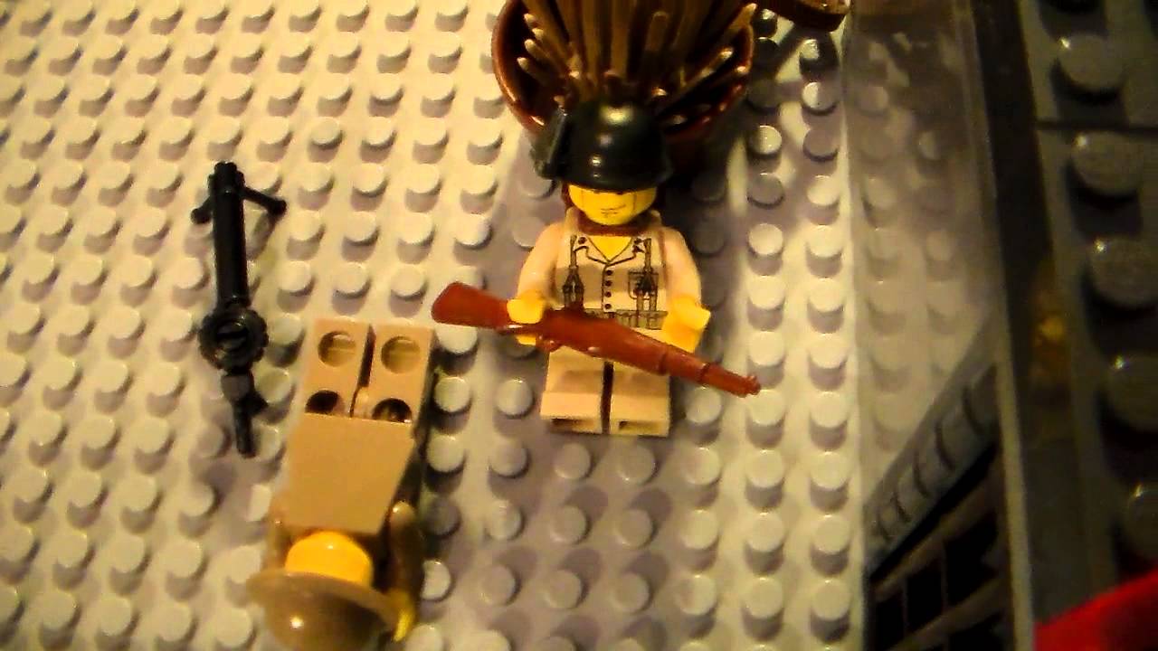 Lego WW2 Battle Scene - YouTube