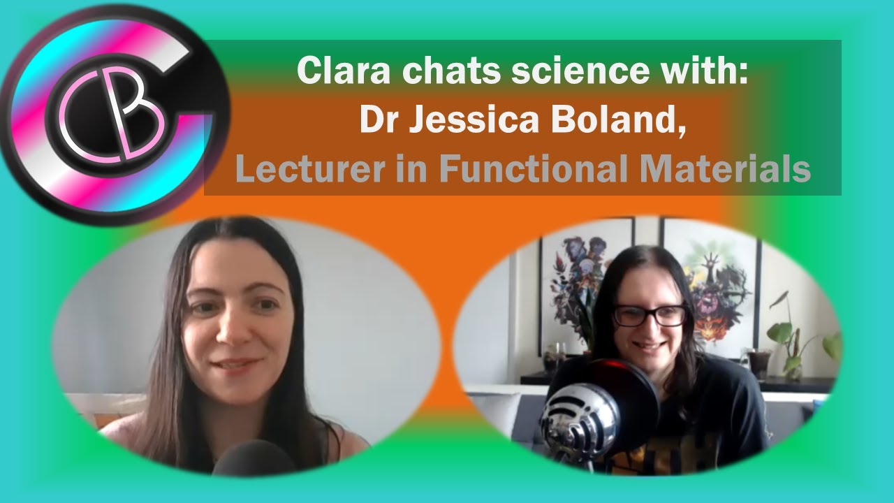Clara chats material science with Jessica Boland - YouTube