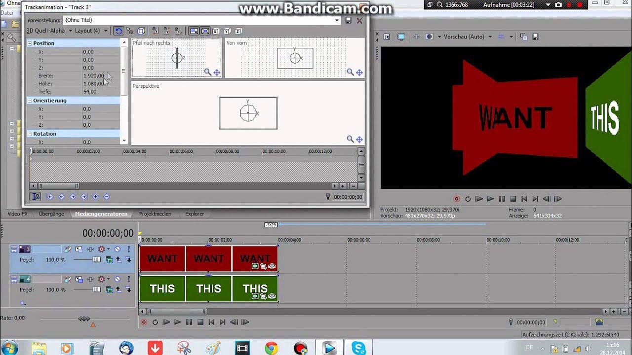Sony Vegas Pro - TUTORIAL - 3D Cube - YouTube