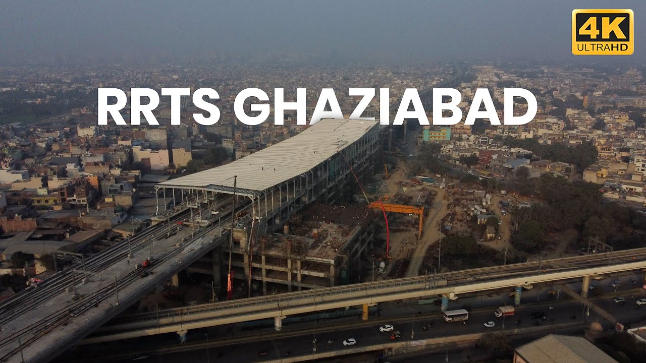 GHAZIABAD RRTS Station Work Progress India's First RRTS System | 4K ...