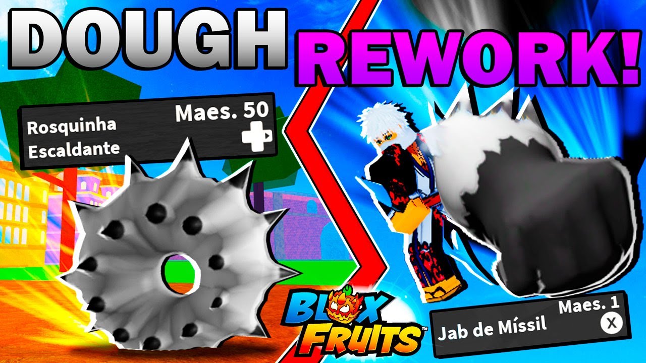 DOUGH REWORK CONFIRMADA na NOVA ATUALIZAÇÃO do BLOX FRUITS!!! - YouTube