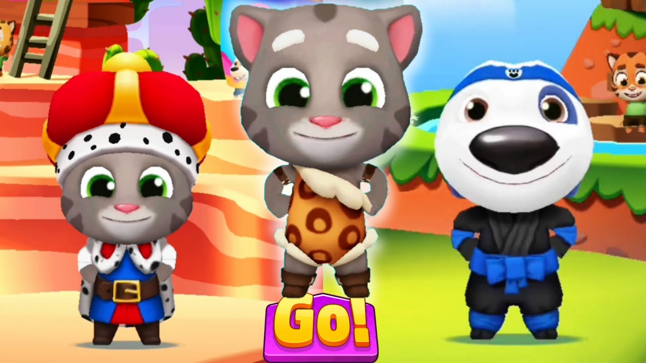 Talking Tom Bomb Raider s Ninja Hank s King Tom s Prehistoric Tom s ...